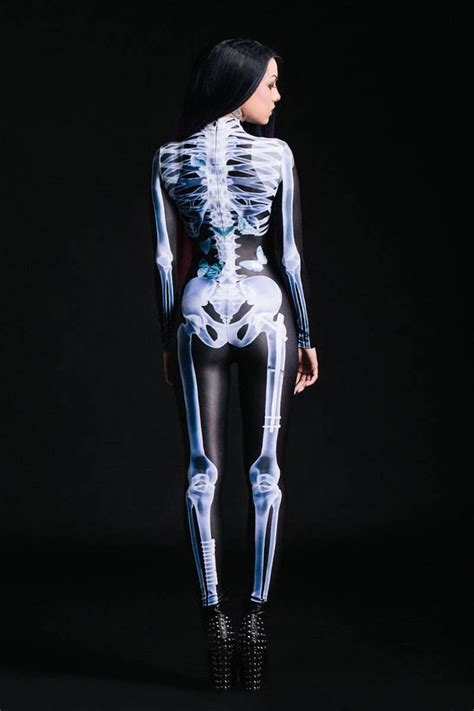 Sexy Skeleton Bodysuit Sexy Costumes For Women Sexy Etsy Australia