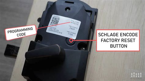 How To Reset Schlage Keypad Lock Without Programming Code