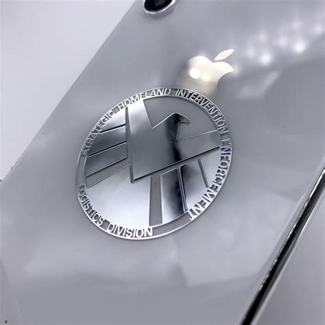 漫威系列周边贴纸神盾局标志手机金属贴电脑机箱平板贴纸虎窝淘