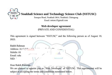 Rakib Rahman On Linkedin Websitedevelopment Nstusc Developer