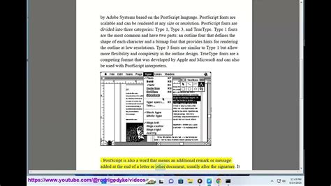 What Is Postscript Webpage Postscript Adobe Postscript Doc Postscript Youtube