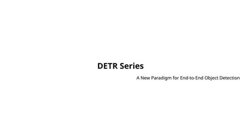 End To End Object Detection With Transformerspptx