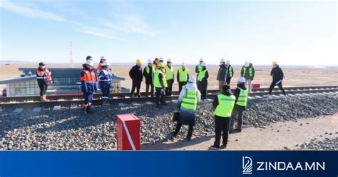Хил дамнасан төмөр замын гүүрэн байгууламжийг барих ажлын хэсэг Гашуунсухайт боомтод ажиллалаа