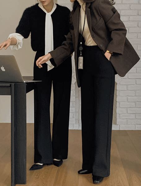 베니토 밍크기모🔥 워크팬츠7천장돌파겨울출근룩부해보임x Made 5days 밍크 쫀득 스트레이트 팬츠 숏롱5cm 가을겨울간절기데일리데일리룩출근