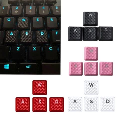 Texture Tactility Backlit Keycaps Wasd Keys Replacement For Logitech