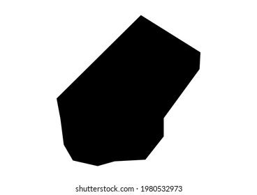 Fully Editable Detailed Vector Map Gaboronegaboronebotswana Stock