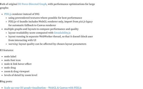 Force Directed Graph Webgl And Canvas With Pixijs Jan Žák Observable