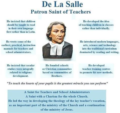 Saint Of The Day 7 April St John Baptiste De La Salle 1651 1719