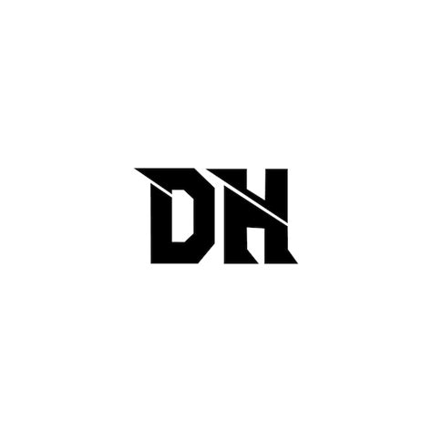 Premium Vector Dh Monogram Logo Design Letter Text Name Symbol