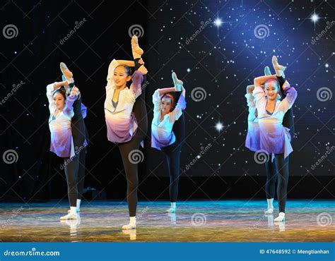 Folk Dance Training Basic Dance Training Course Editorial Photography