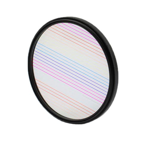 58mm 레인보우 사진 브러시 와이드스크린 영화 특수 효과 카메라 필터