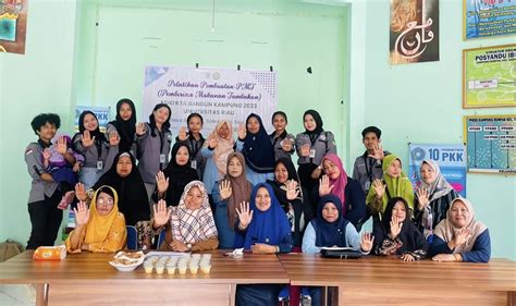 Mahasiswa Kukerta Unri Gelar Pelatihan Pembuatan PMT Untuk Balita Dan