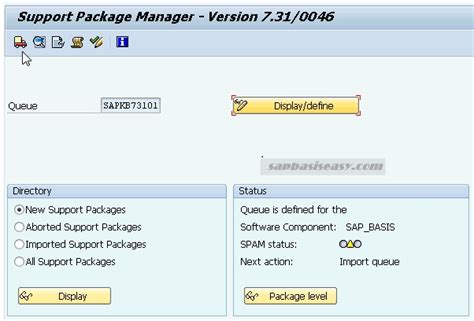 How To Upgrade SAP Support Package SAP Basis Easy