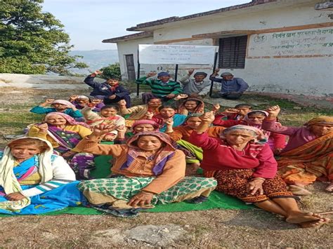 The Villagers Remained On Strike For The Ninth Day Due To The