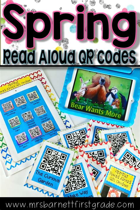 Spring Qr Code Read Aloud Listening Center Read Aloud Planting A