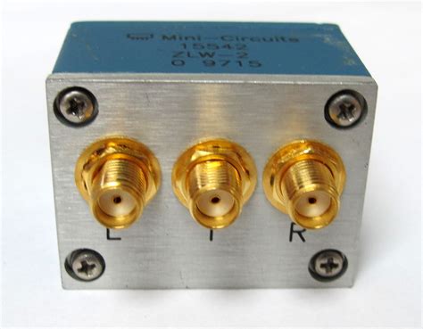 Mini Circuits 15542 Zlw 2 Splitter Coaxial Microwave Bmi Surplus