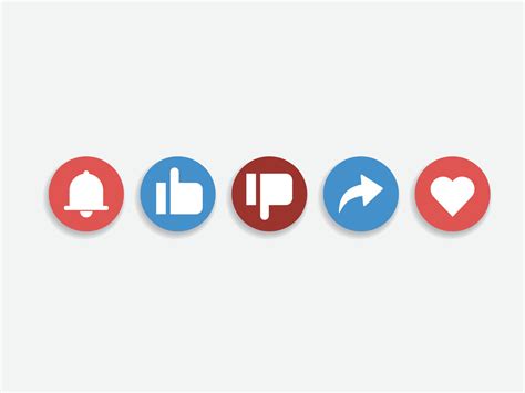 web icon for graphic vector illustration like share subscribe