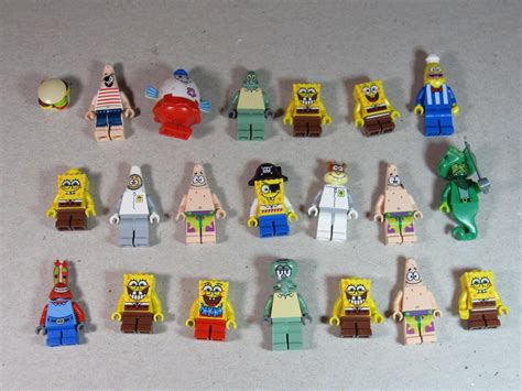 20 Genuine Lego® Spongebob Minifigures Krabs Dutchman Puff Huge
