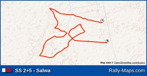 Ss 25 Salwa Stage Map Qatar International Rally 2017 Merc 🌍