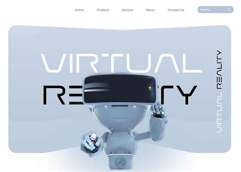 Landing Page Virtual Reality Behance