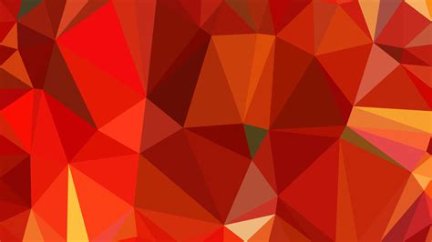 Free Red And Orange Polygonal Abstract Background Design Vector Art