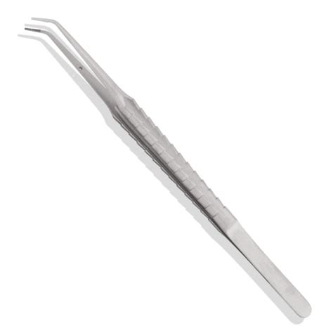 Micro Cooley Forcep Curved Row Teeth 17 5cm Research Corporation