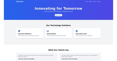 Landing Page Free React Tailwind Component
