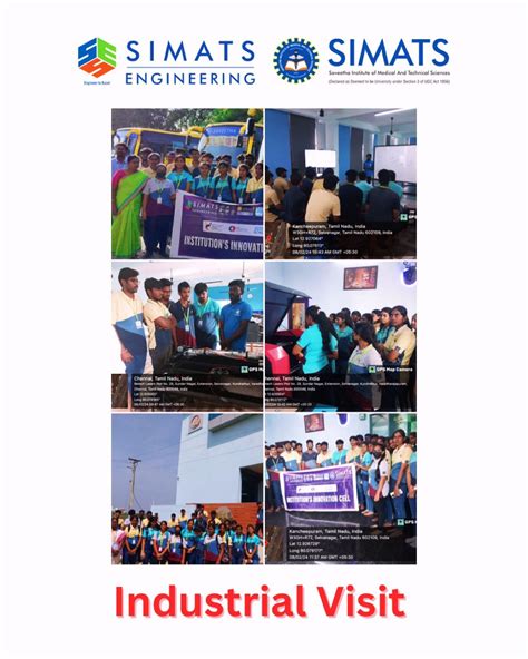 Simats Engineering On Linkedin Industrialvisit Appliedelectronics Simats