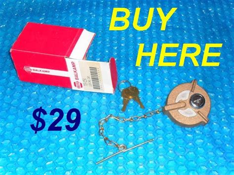 Balkamp Saddle Tank Brass Locking Cap 703 1254 Stk2798