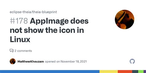 Appimage Does Not Show The Icon In Linux · Issue 178 · Eclipse Theia