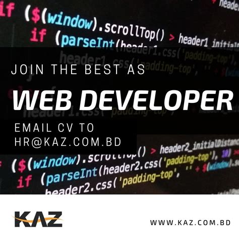 Join Us Web Developer