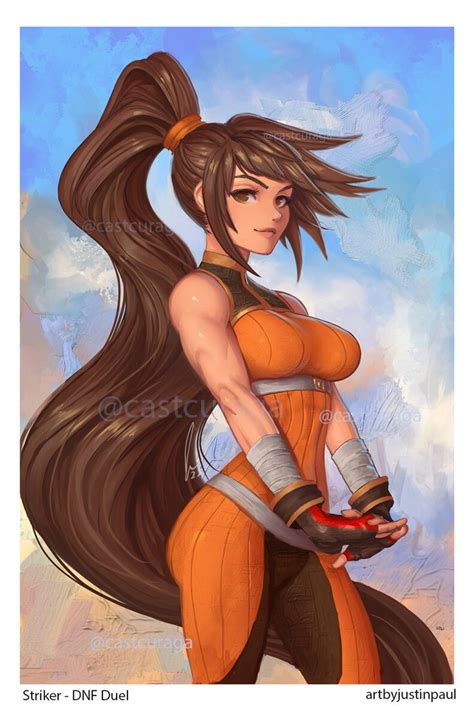 Striker DNF Duel Justin Paul Character Art Anime Character Drawing Anime Character Design