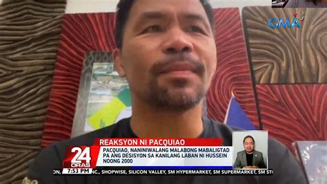 Pacquiao Naniniwalang Tama Ang Mga Ginawa Ni Padilla Noong Laban Nila