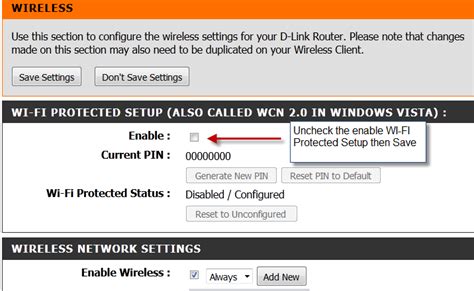 Turn Off Wps