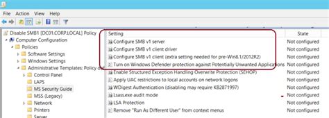 How To Disable SMB1 Using Group Policy Administrative Templates Group Policy Central