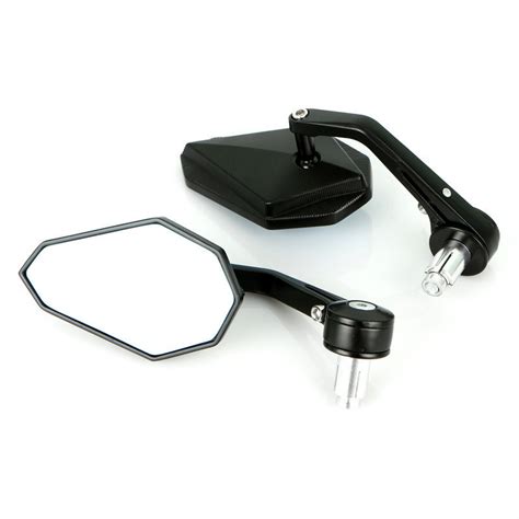 Universal Motocicleta Espelhos Retrovisores Lidar Barra Final