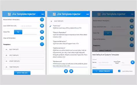 Jira Template Injectorin Chrome With By Offidocs
