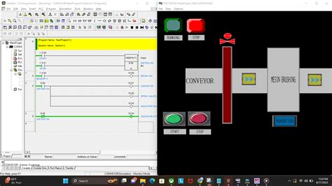 Tutorial PLC Dengan menggunakan CX-Programmer dan CX-Designer
