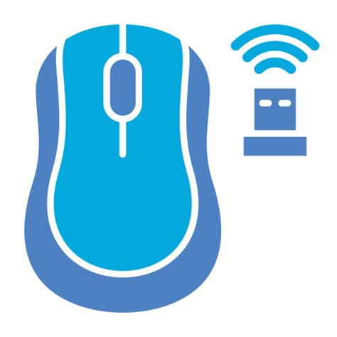 Wireless Mouse Generic Blue Icon