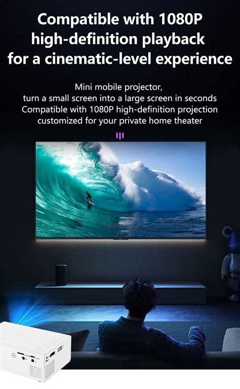 Mini Projector Home Cinema Theater Portable 3d Led Video Gearbest