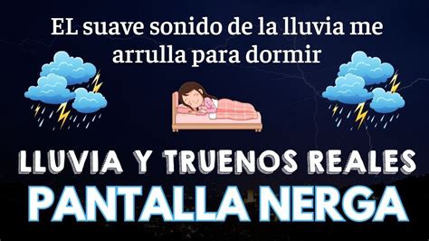 Lluvia Relajante Para Dormir Y Truenos Sonido De Lluvia En Bosque Brumoso Ayuda Libera Tu