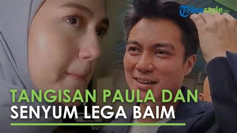 Selebrita Potret Tangisan Paula dan Senyum Lega Baim Wong Setelah Pembuktian di Sidang Cerai PA ...