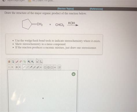Solved Review Topics References Either The Reactant X Chegg Com