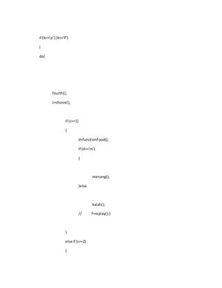 Hangman Game Programming In C Coding Docx