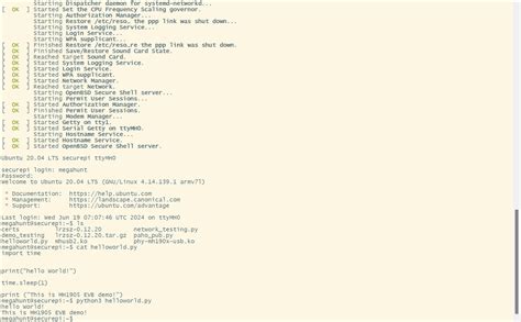 Programming Basic Python Code On The Mh1905 Evb Securepi