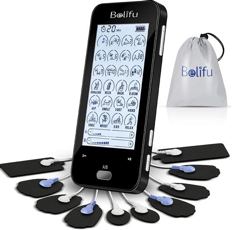Belifu Dual Channel Tens Unit Electro Muscle Stimulator Fully Isolated