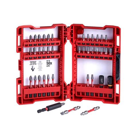 Milwaukee Shockwave Impact Duty Alloy Steel Screw Driver Bit Set 45