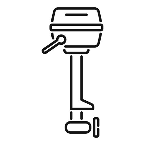 Premium Vector Boat Motor Engine Using Gasoline Showing Combustion Power