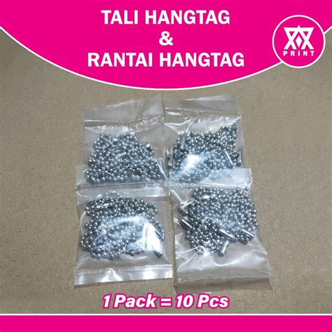 Jual Rantai Hangtag Tali Hangtag Rantai Biji Lada Tali Loop Pin