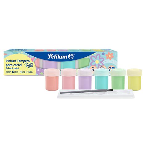 Tempera Pelikan Pastel 20ml 6u Office Depot Panamá